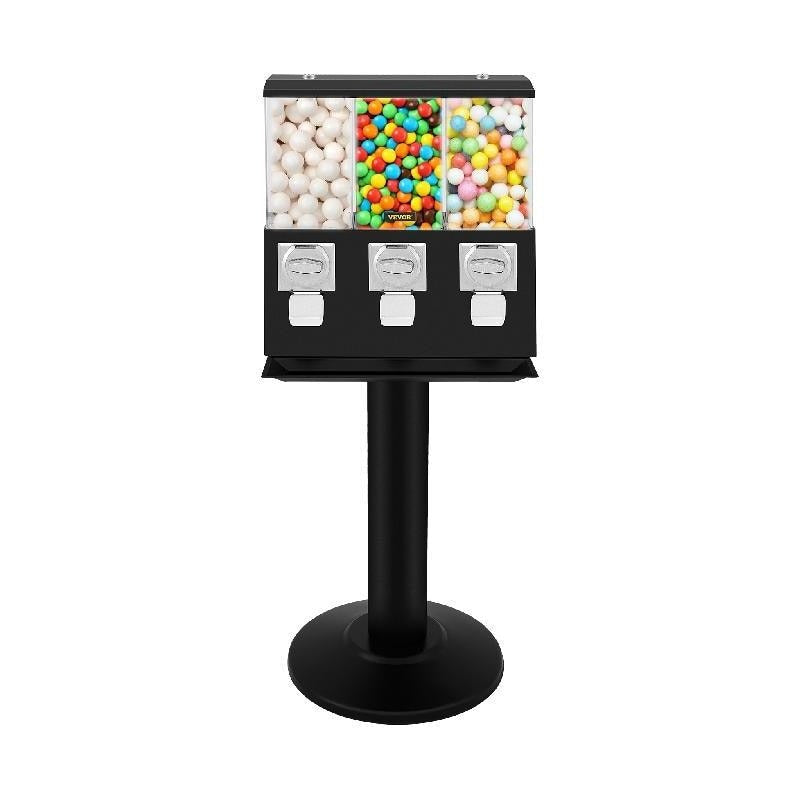 Commercial Triple Candy Gumball Vending Machine Dispenser With Keys ...