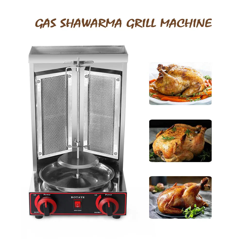 Commercial Vertical Shawarma Kebab Machine Barbecue Rotisserie Grill ...