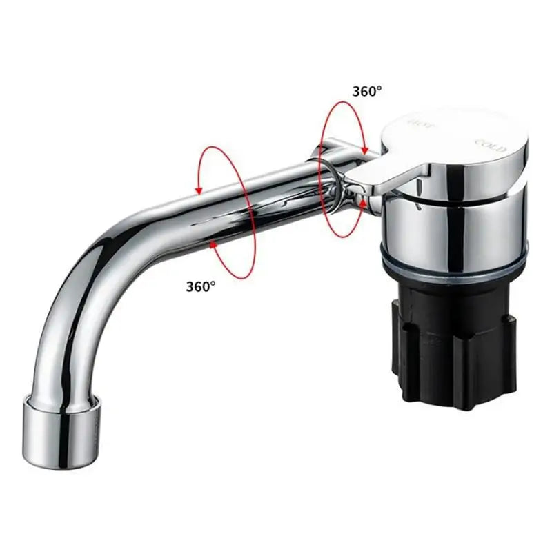 Foldable Water Tap Humanized Bar Faucet 360 Degree Swivel RV Faucet ...