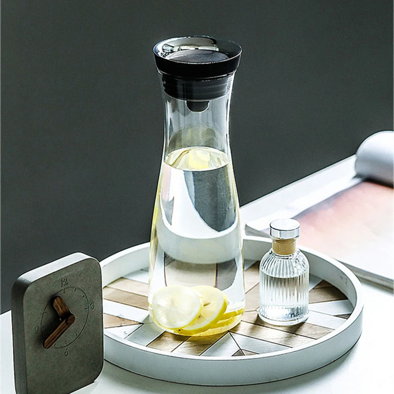 High Borosilicate Glass Basic Tilting Stainless Steel Lid Closure ...