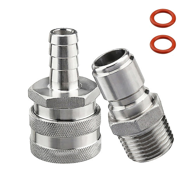 Stainless Steel Moonshine Fitting Connectors 1/2 Beer Set – Kitchen Groups
